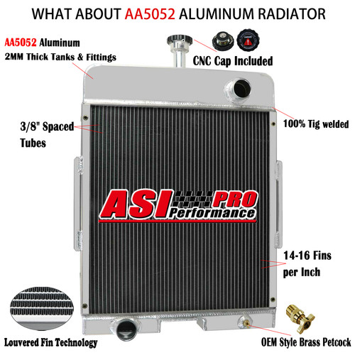4Row 70mm Radiator for International Farmall 656 706 756 766 2656 2706 ...