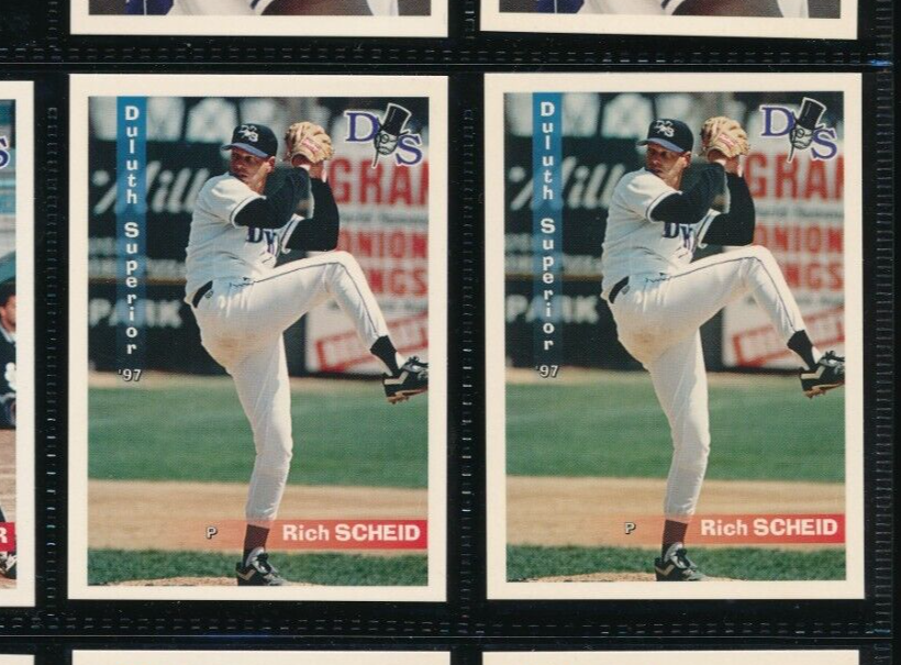 Lot (2) 1997 Grandstand #28 Rich Scheid Duluth Dukes Player Lot (FO5 ...