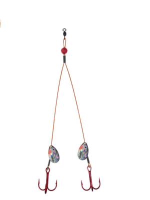 Northland Tackle Quick Strike Predator Rig #2 Silver Shiner Pike Leader ...