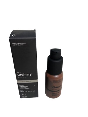 The Ordinary Colours Serum Liquid Foundation Lightweight 3.3N Very Deep ...