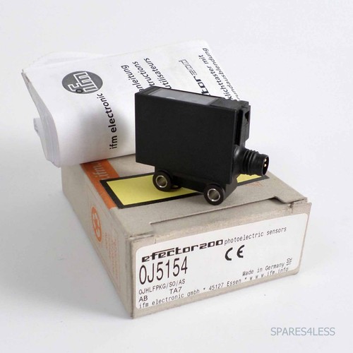 IFM Laser-Lichttaster 0J5154 0JHLFPKG/S0/AS OVP | eBay