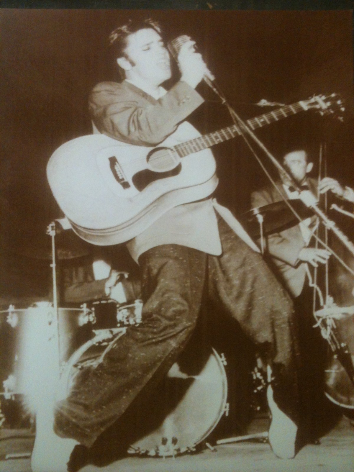 ELVIS PRESLEY POSTER PRINT On Stage 1950s | eBay