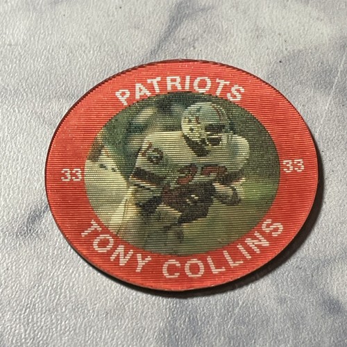 1984 7-11 Slurpee Football East Action Coin #16 XVI Tony Collins ...