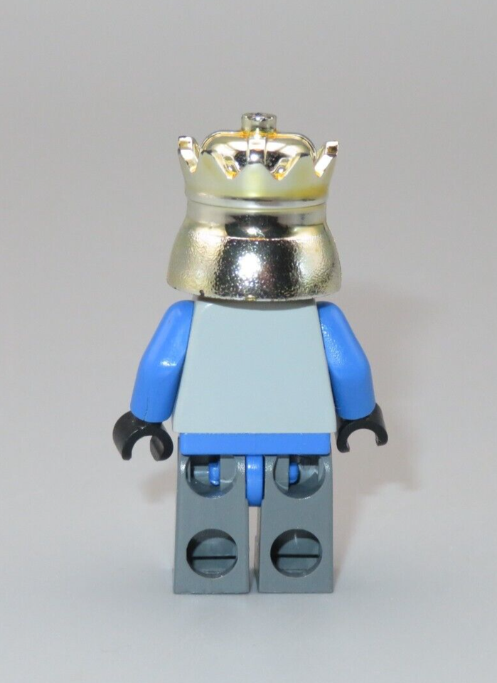 Lego Castle King Mathias blue violet minifigure 8781 8875 8779 Knights ...