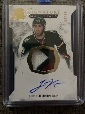 2017-18 Upper Deck The Cup Rookoe Signature Materials /99 #SP-LK Luke ...