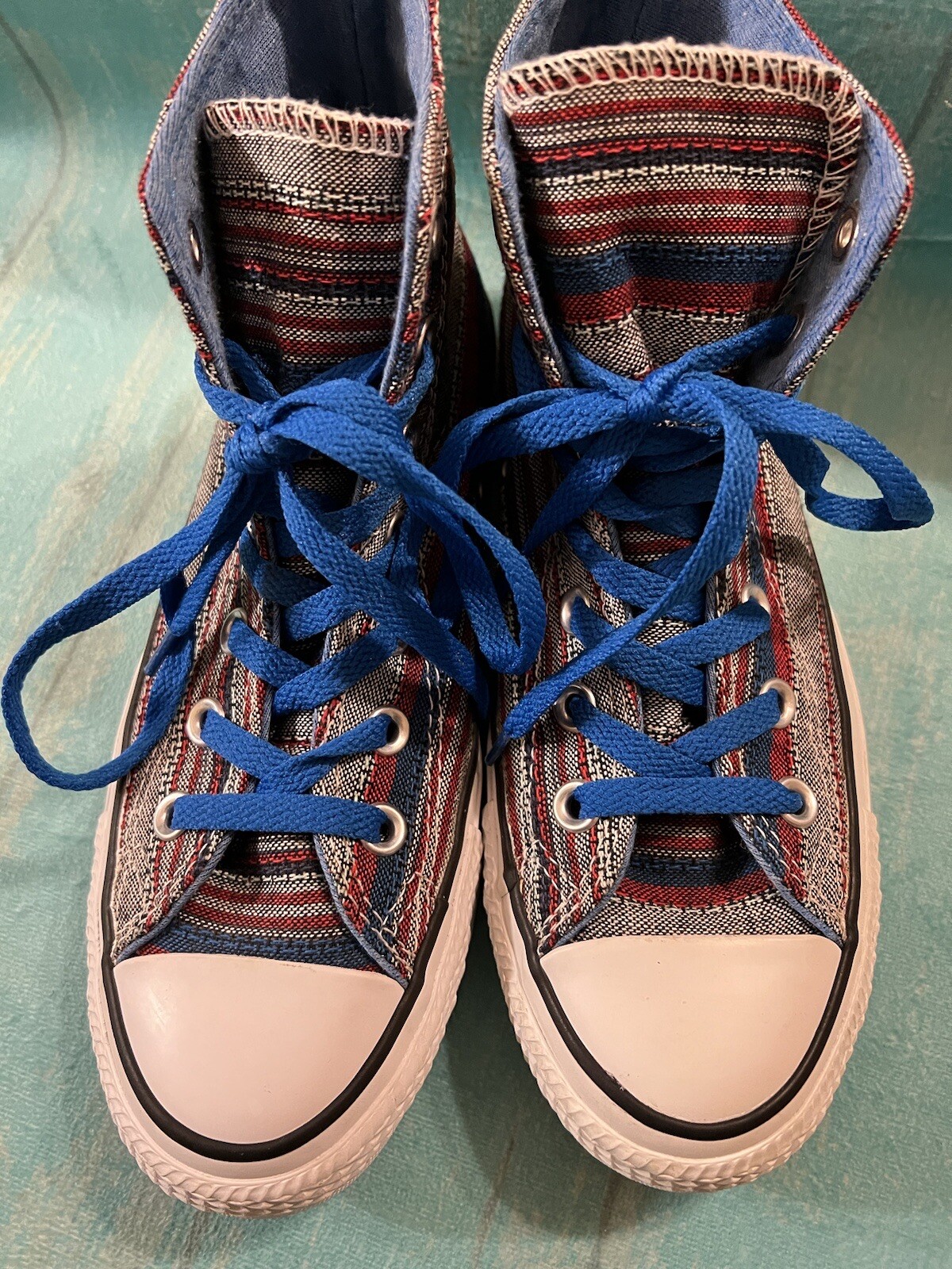 Converse Chuck Taylor Hi Vision Blue Sneakers - Gem