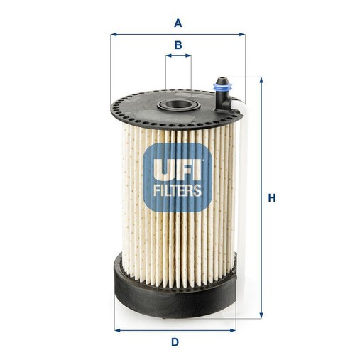 UFI Fuel Filter Insert 157mm Height For Skoda Octavia Superb VW Tiguan ...