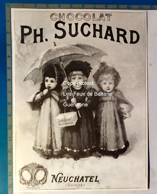 CHOCOLAT SUCHARD NEUCHATEL publicité advert | eBay