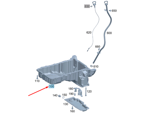 MERCEDES-BENZ E W213 Ölwannenoberteil A2740145100 NEU ORIGINAL | eBay