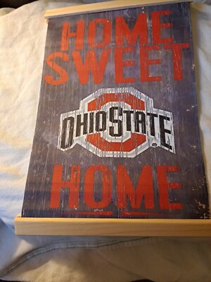 Home Sweet Ohio State Home Small Banner 12 X 8 | eBay