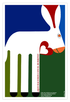 Movie Poster 4 German film-What to do with DONKEY.Love.Children room ...