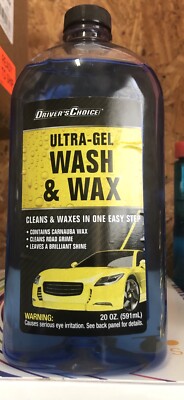 Drivers Choice Ultra-Gel Wash and Wax 20 fl.oz | eBay