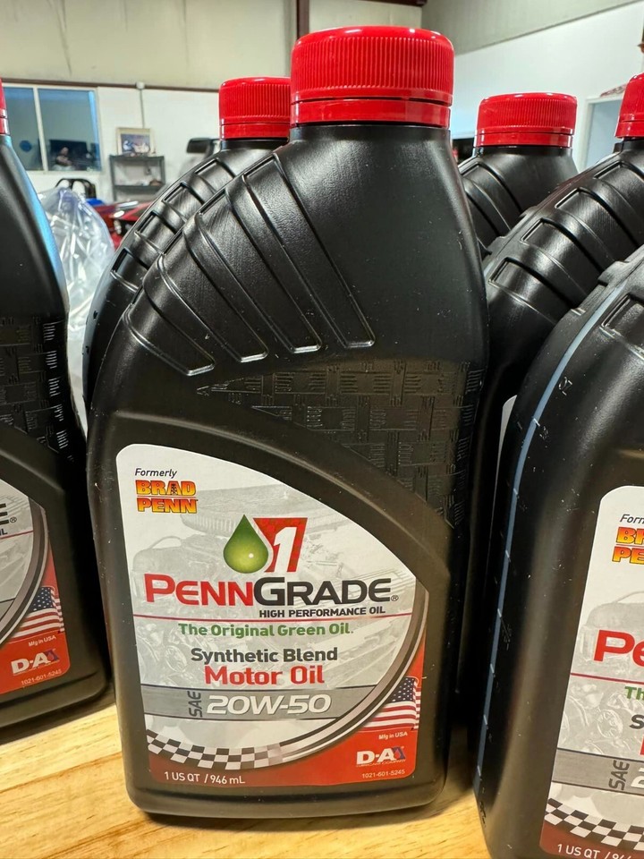 Brad Penn PennGrade1 Penn Grade 20w-50 High Zinc Synthetic Blend Oil 12 ...