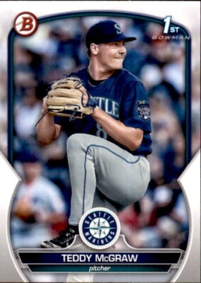 LOT OF 20 2023 BOWMAN DRAFT 1ST BASE PROSPECT BD73 TEDDY McGRAW ...