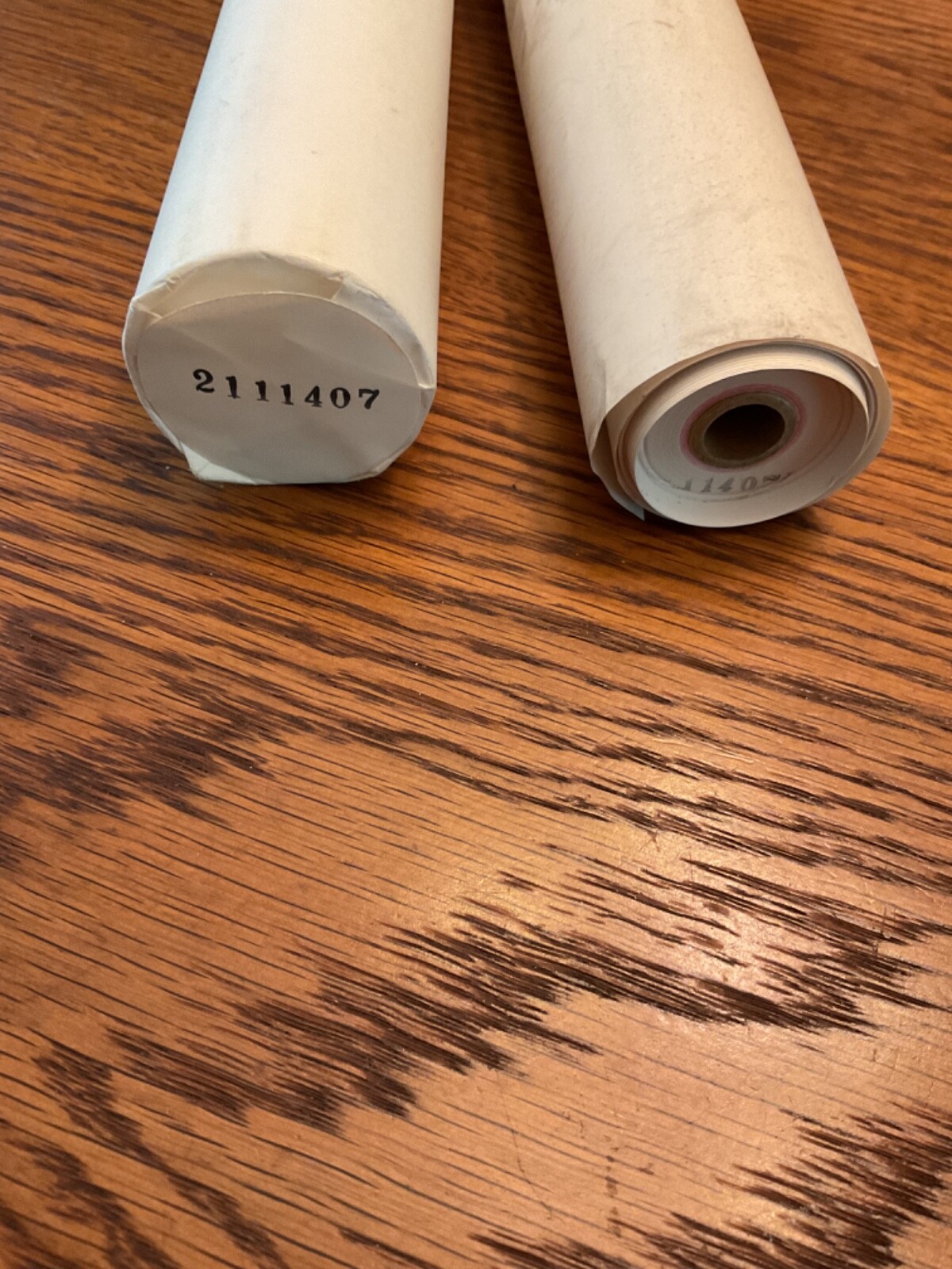 IBM PC Paper, Thermal Paper 8 1/2" long Roll & Partial Roll #2111407 ...