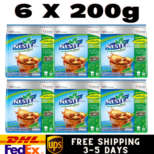 6X Nestea Unsweetened Instant Tea Mix Powder Nestle 200g 6 packs | eBay