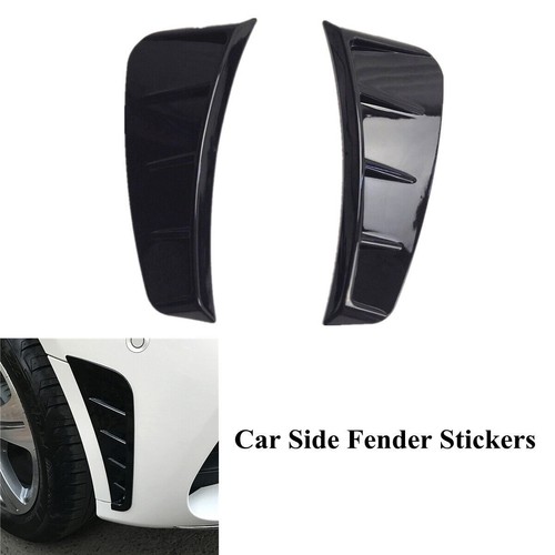 Glossy Black Car Side Fender Wing Bonnet Flares Arch Wheel Eyebrow ...