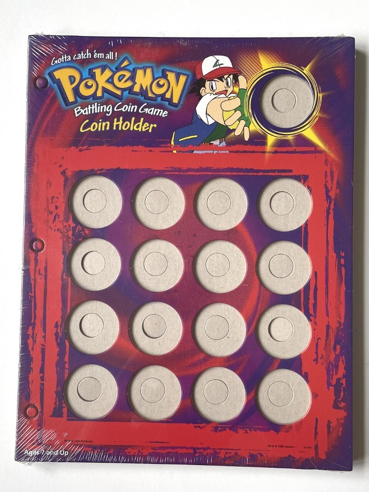 Pokemon Battling Coins Holders NEW - Nintendo Hasbro - Rare - 1999 ...