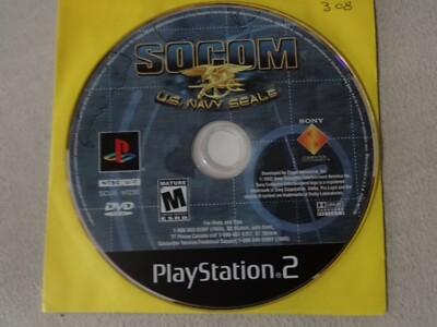 SOCOM U.S. Navy Seals Sony Playstation 2 PS2 Game Disc Only Free Ship ...