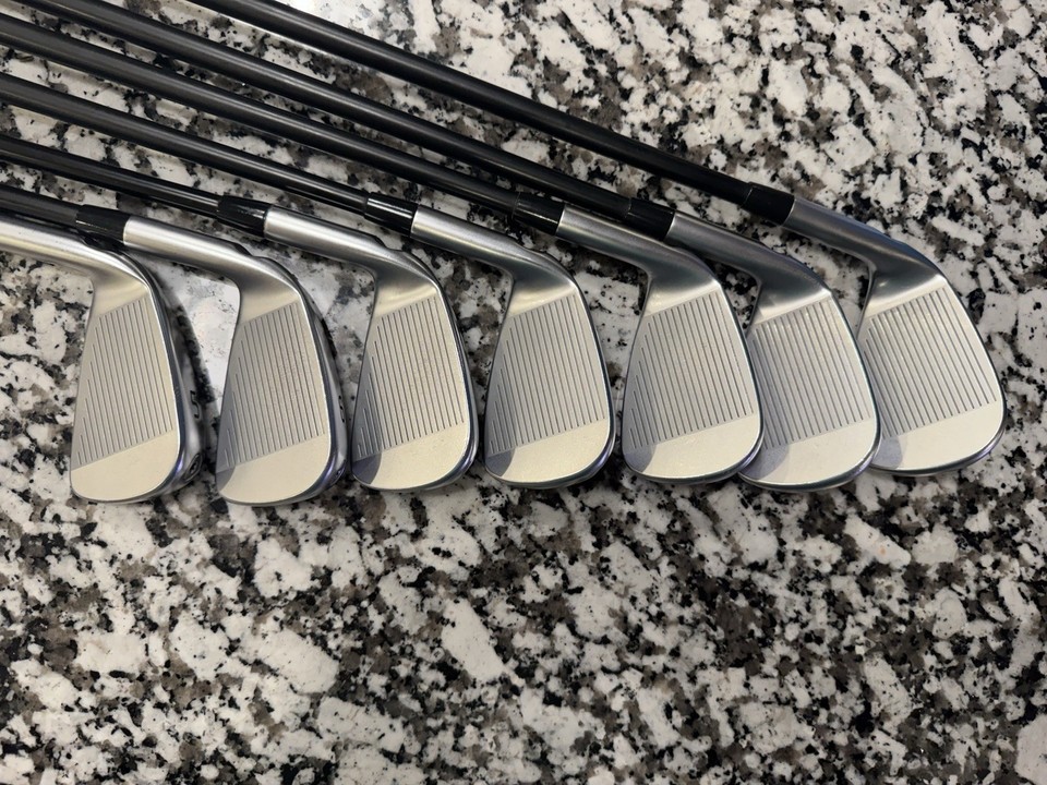 Ping i230 Iron set, Blue dot, 5-aw, 7 clubs, graphite shaft, new grips ...