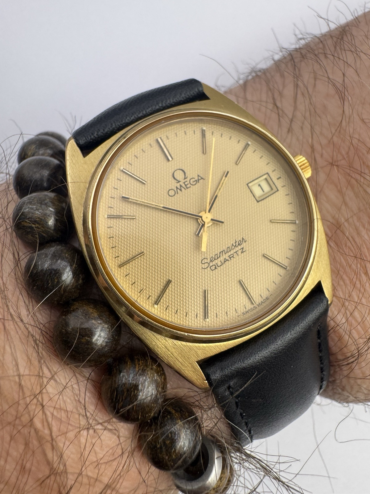 Vintage Omega Seamaster Honeycomb Texture Dial Circa … - Gem