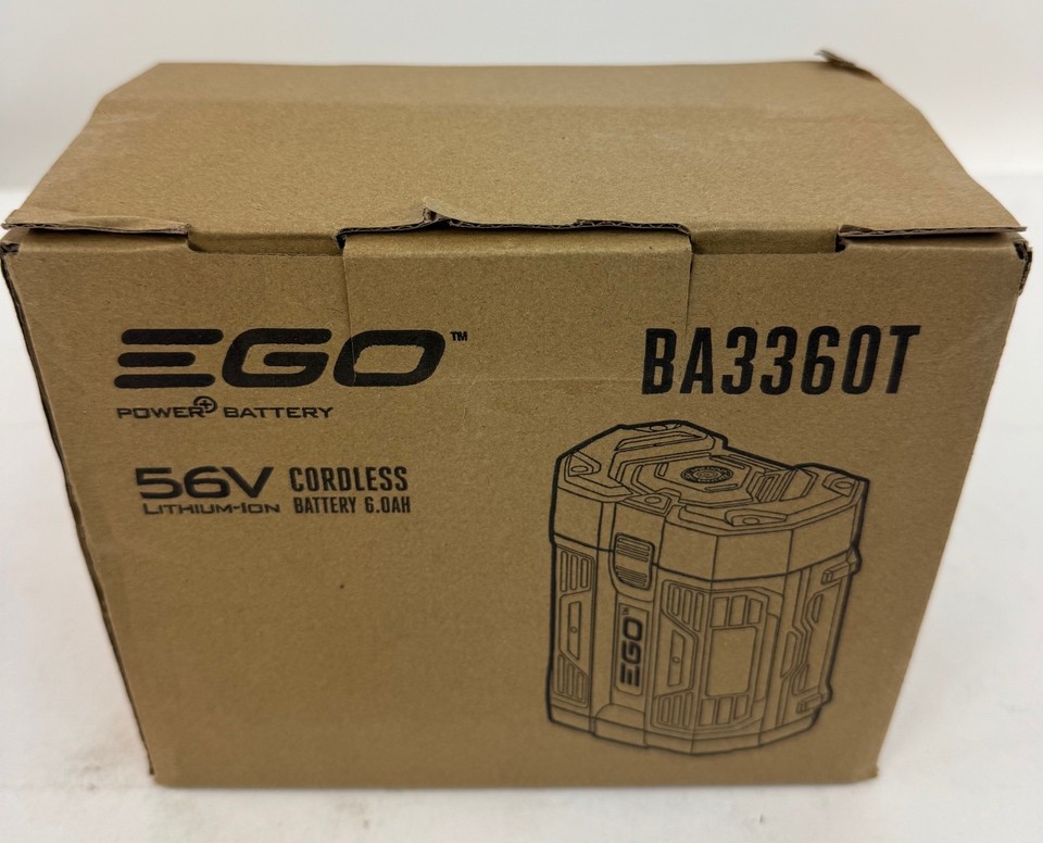New Unused Genuine Original EGO 6.0 Ah Lithium Ion Battery w/ Fuel ...