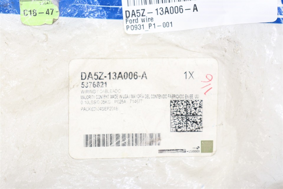 NEW OEM Ford HID Headlight Wiring Jumper DA5Z-13A006-A Flex 2013-2019 ...