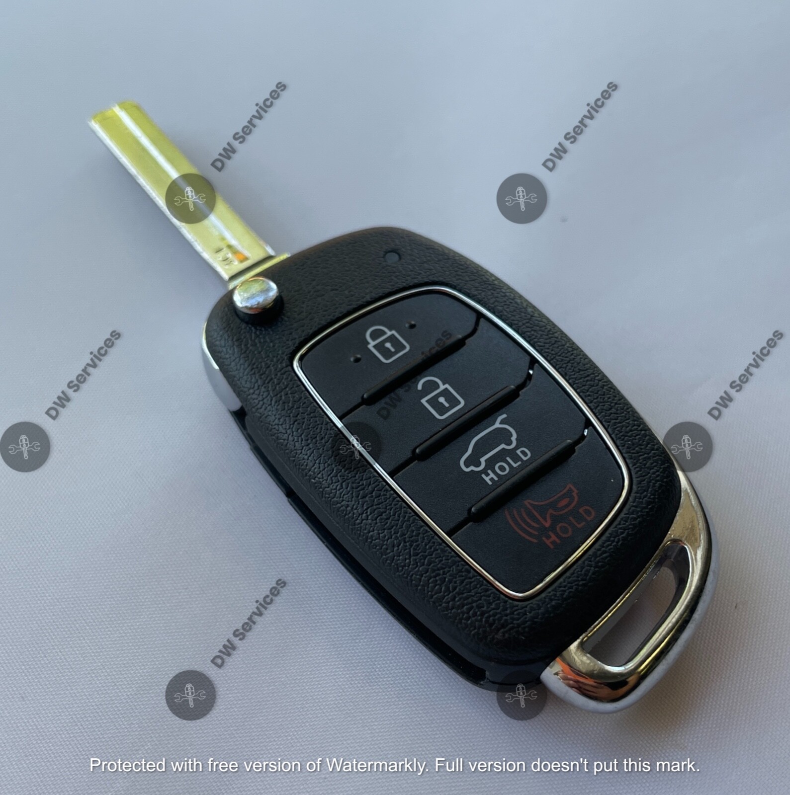 NEW! GENUINE Hyundai Tucson Flip key remote fob TQ8-RKE-4F25 TL-4BT ...