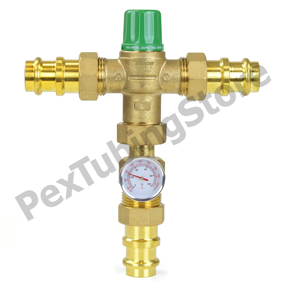 Taco 5000/5120 Thermostatic Mixing Valve 1/2", 3/4" or 1" in Sweat/NPT ...