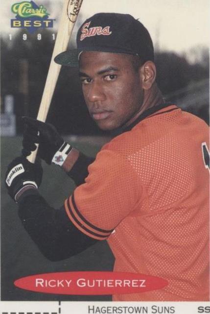 1991 Classic Best Minor League - Ricky Gutierrez #55 (RC) for sale ...