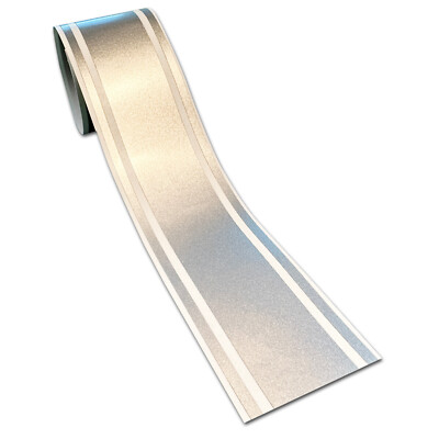 3" Metallic Silver Vinyl Racing Stripes Decal Trailer Boat Windows ...