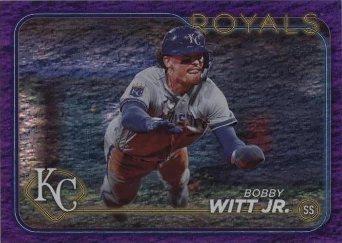2024 Topps Series 1 - Bobby Witt Jr. #254 Purple Holofoil /799 for sale ...