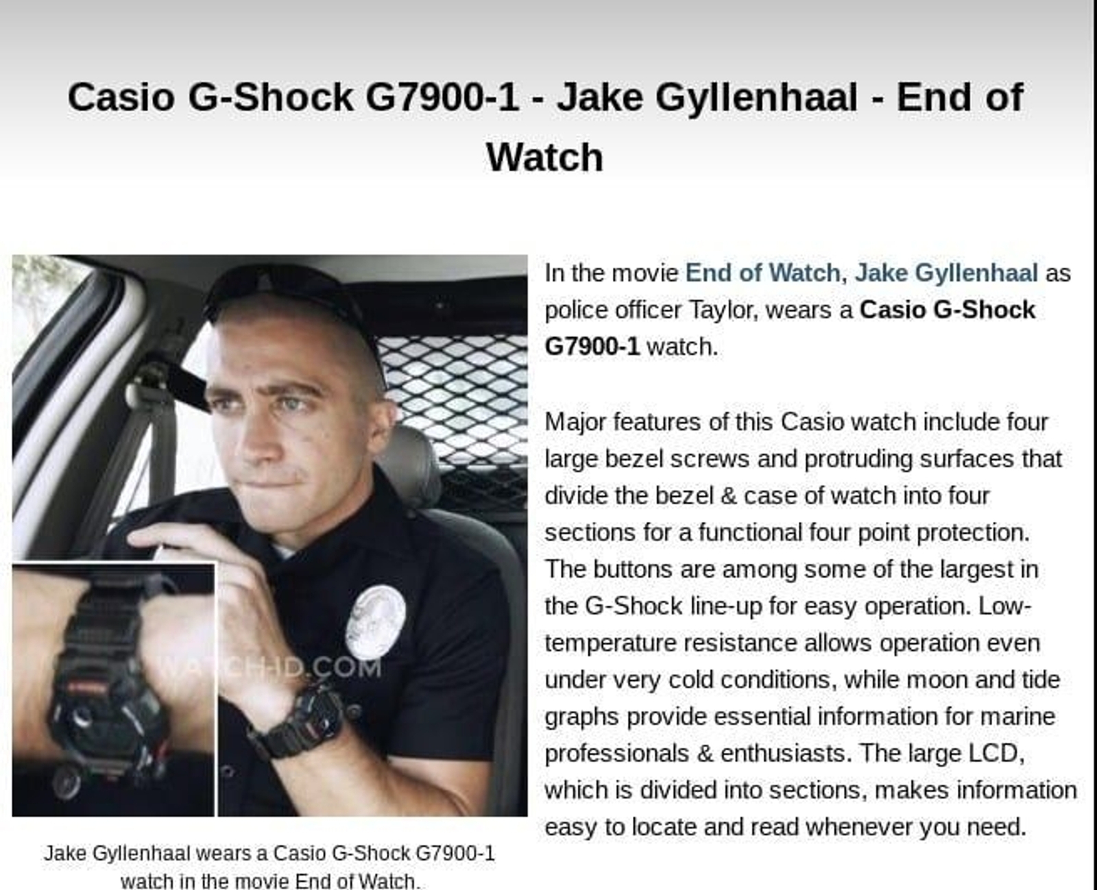 ⌚Casio G-Shock G-7900 Collectors watch 13 Hours: The Secret Soldiers of ...