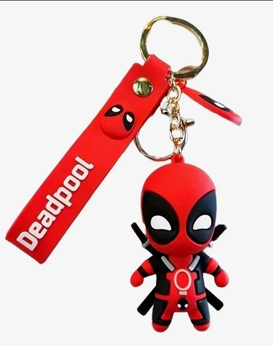 New Disney Marvel Deadpool PVC Bags Hanger Pendant Keychains Key Rings | eBay