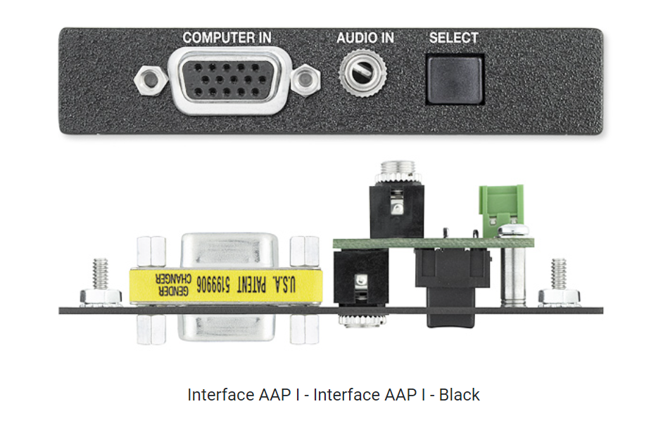 Extron Interface AAP I - Black (70-162-11) - Interface Remote Connector ...