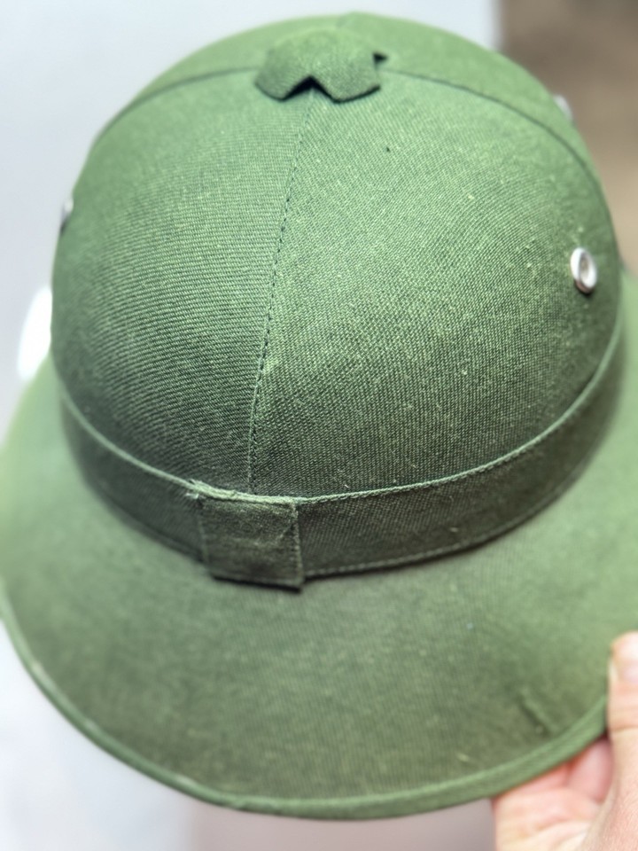 Vietnamese pith helmet (also known as safari helmet or Viet Cong helmet ...