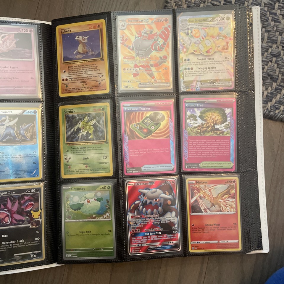 pokemon binder collection lot 100+ Cards Insane Value Comes With Binder ...
