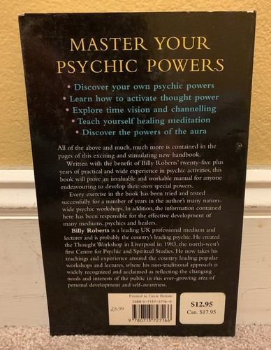 MASTER YOUR PSYCHIC POWERS VINTAGE OCCULT ESP SUPERNATURAL MIND BOOK | eBay