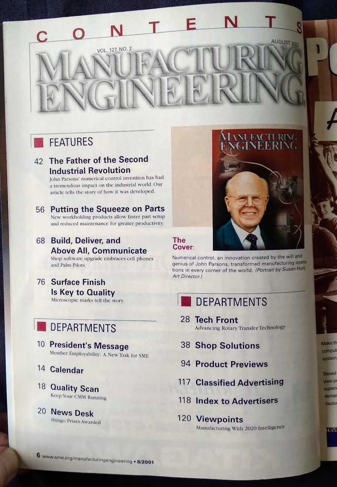 Manufacturing Engineering Magazines, July & August Issues 2001, SME | eBay