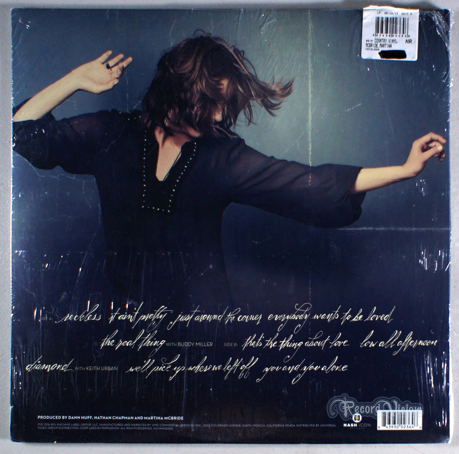 Martina McBride - Reckless (2016) [SEALED] Vinyl LP • It Ain't Pretty ...