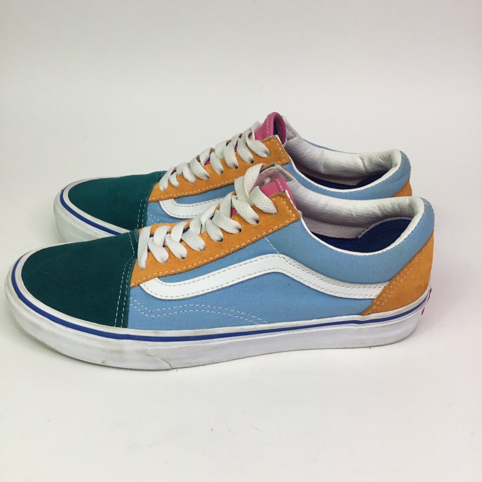 VANS Old Skool Skate Shoes Colorblock Multi Color 721… - Gem