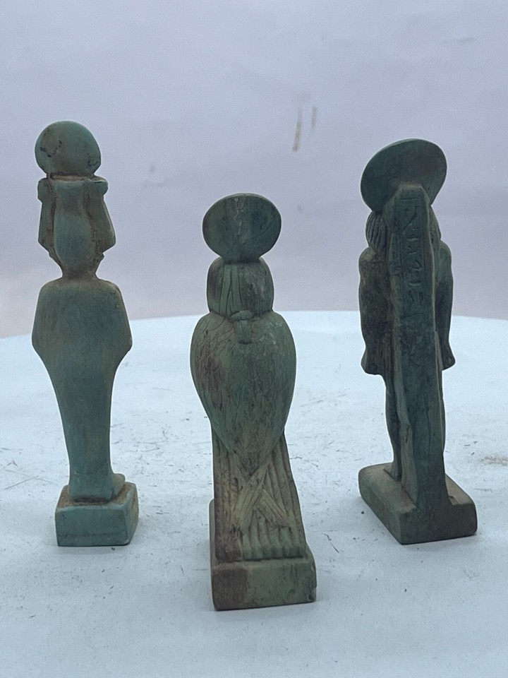 Ancient Egyptian Statues God BA With Thoth and Amun from Egyptian ...