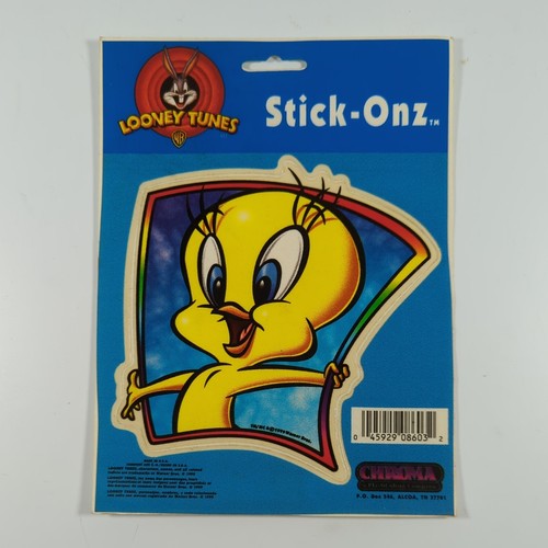 Vintage Looney Tunes Tweety Bird Decal Chroma Stick-Onz 1999 | eBay