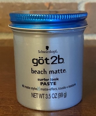 Schwarzkopf Got2B Beach Matte Surfer Look Paste 3.5 oz | eBay