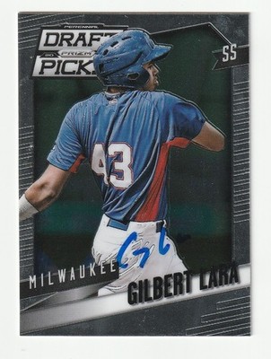 Gilbert Lara Signed 2014 Panini Prizm Card #71 Auto Brewers Autograph ...