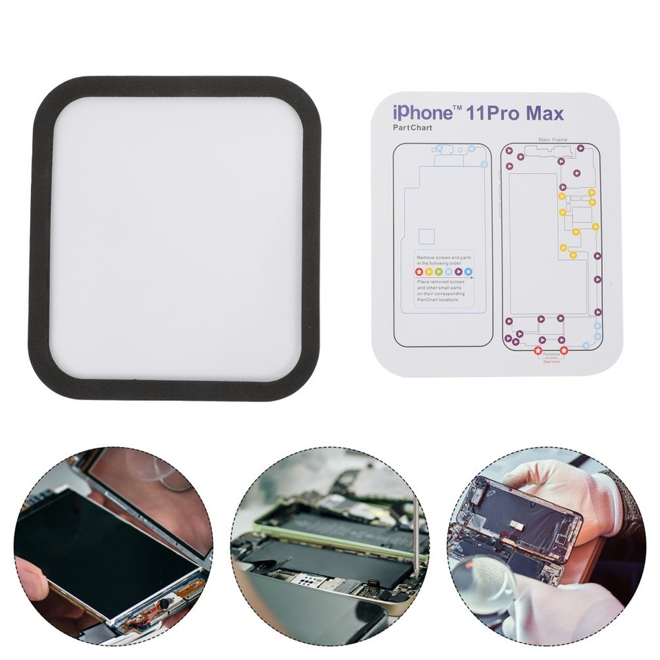 12Pcs Mobile Phone Screw Magnetic Work Mats Magnetic Phone Screw Pad ...