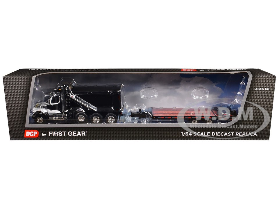 Box Damaged WESTERN STAR 49X W/DUMP BODY & TRAILER 1/64 DCP/FIRST GEAR ...