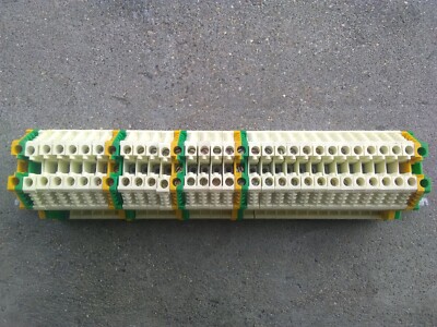 rail modulaire + 32 bornes traversante 4mm2 30Amp LEGRAND viking ...