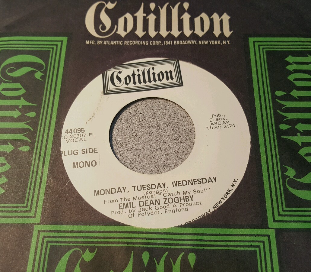 Emil Dean Zoghby ~ Monday, Tuesday, Wednesday ~ Promo ~ (VG+) | eBay