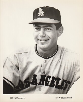 Ken Hunt Los Angeles Angels Vintage 1961 Team Issue 8x10 Glossy Photo ...
